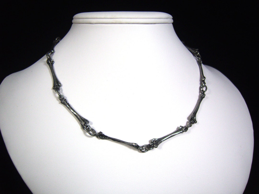 Bone Chain Necklace. DBN - Etsy