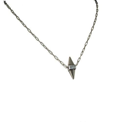 Single Spike Necklace. Spike Necklace. Punk Necklace. Stud - Etsy