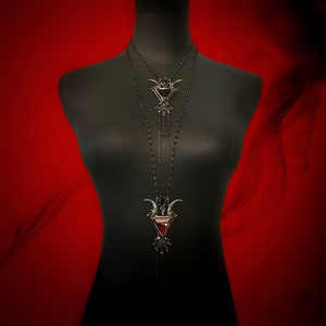 Crystal Baphomet Necklace. Made to Order - Etsy