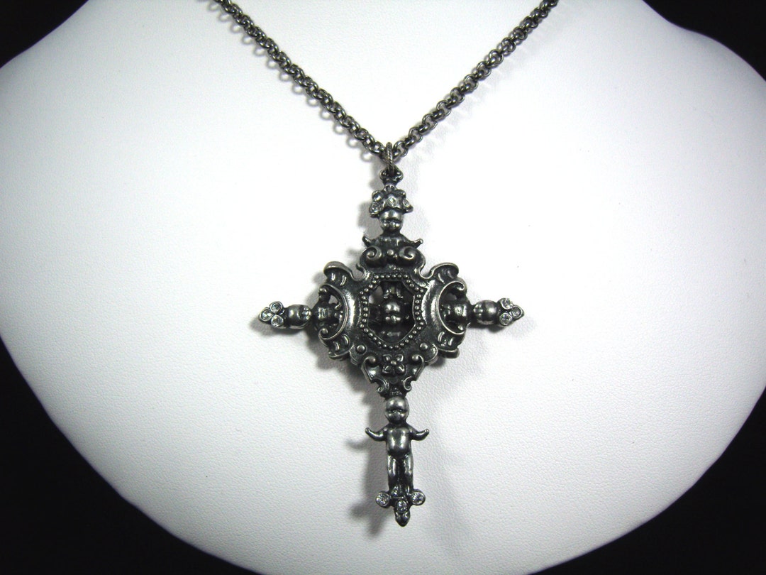 Baby Cross Necklace. Doll Jewelry. Rkn. Mcn. Made to Order - Etsy