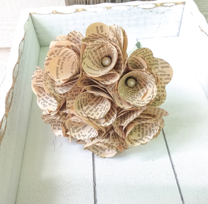 Book Bouquet Custom Book Bouquet Paper Bouquet Paper - Etsy