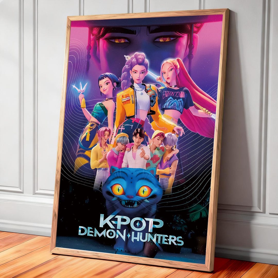 K-pop Demon Hunters Poster, Digital Download - Etsy