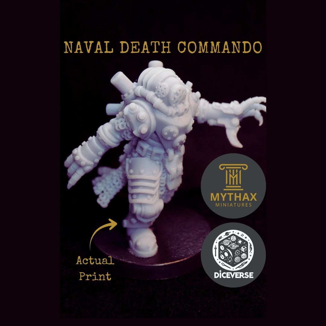 Trench Crusade Proxy - Death Commando - Heretic Legion Naval Raiders ...