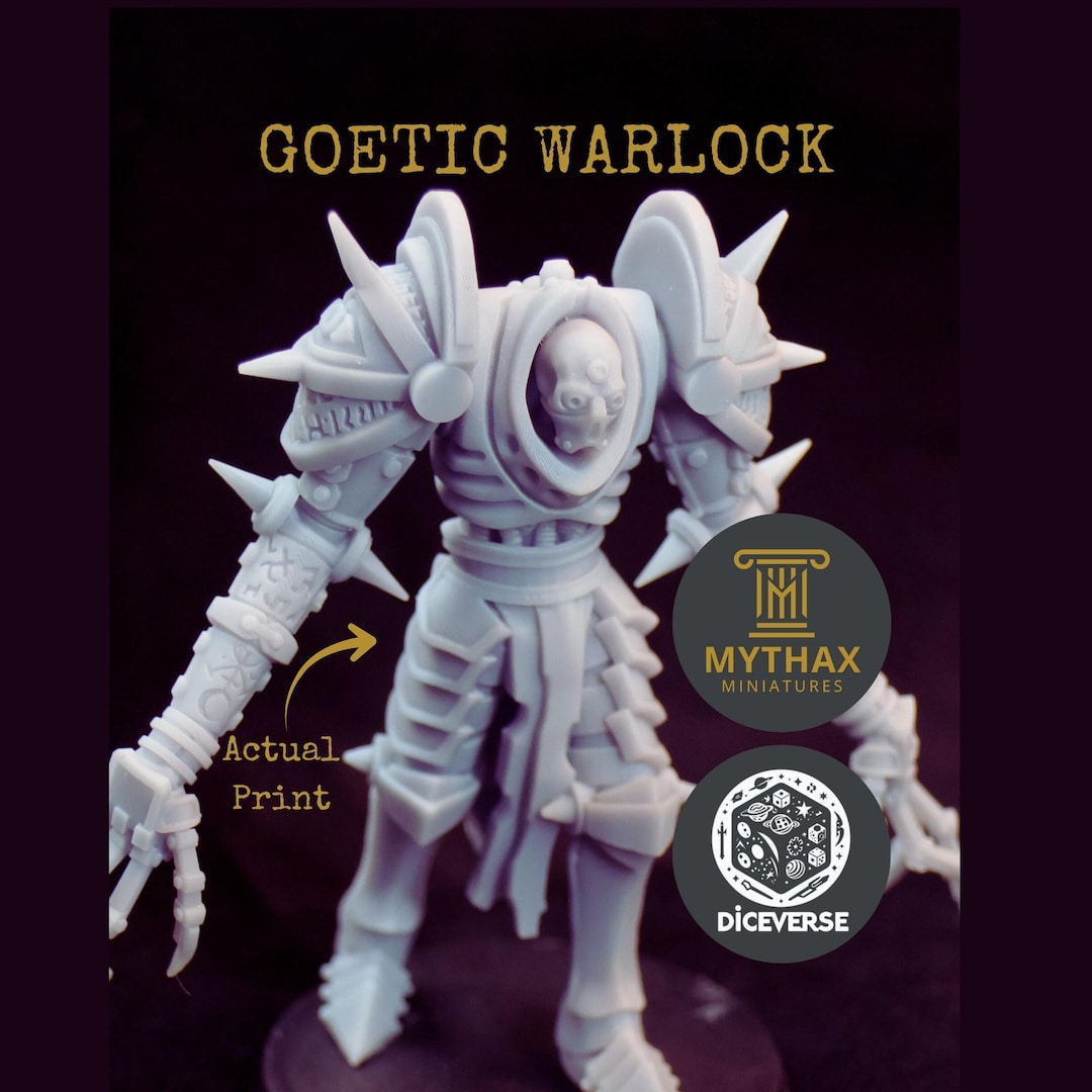 Trench Crusade Proxy - Goetic Warlock - Heretic Legion - 32mm Scale ...