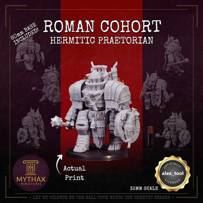 Roman Cohort - Grimdark Trench Proxy Warband - 32mm Resin Miniatures ...