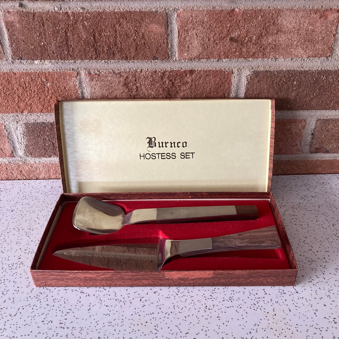 Vintage Burnco Hostess Server Set in Original Box, MCM 70s Gift Idea - Etsy