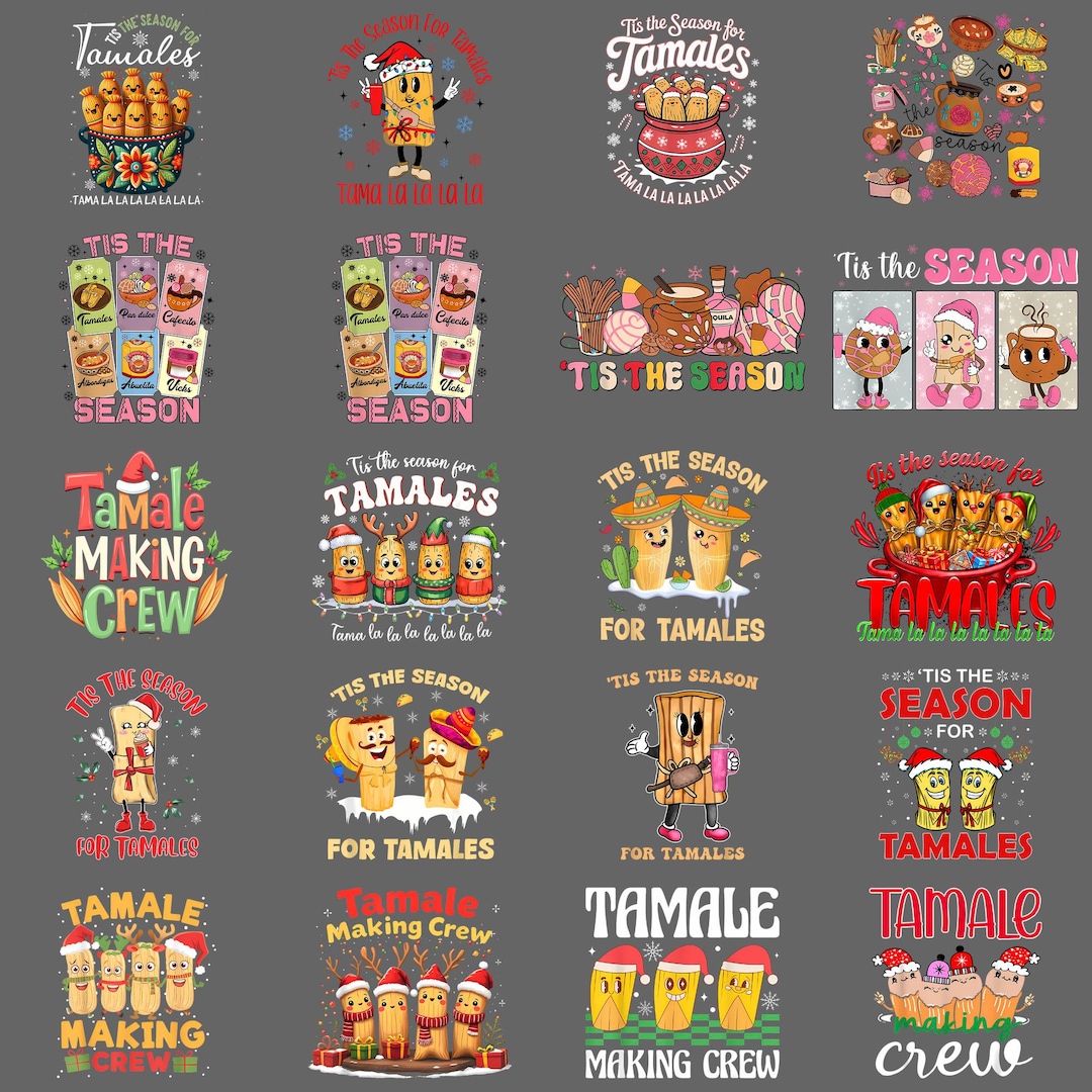 Season for Tamales Christmas PNG Funny Sarcastic Mexican Food Quote ...