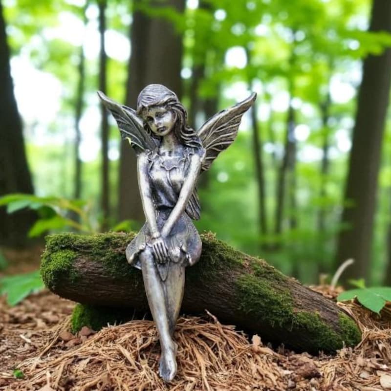 Painted Cherub Statues - Etsy UK