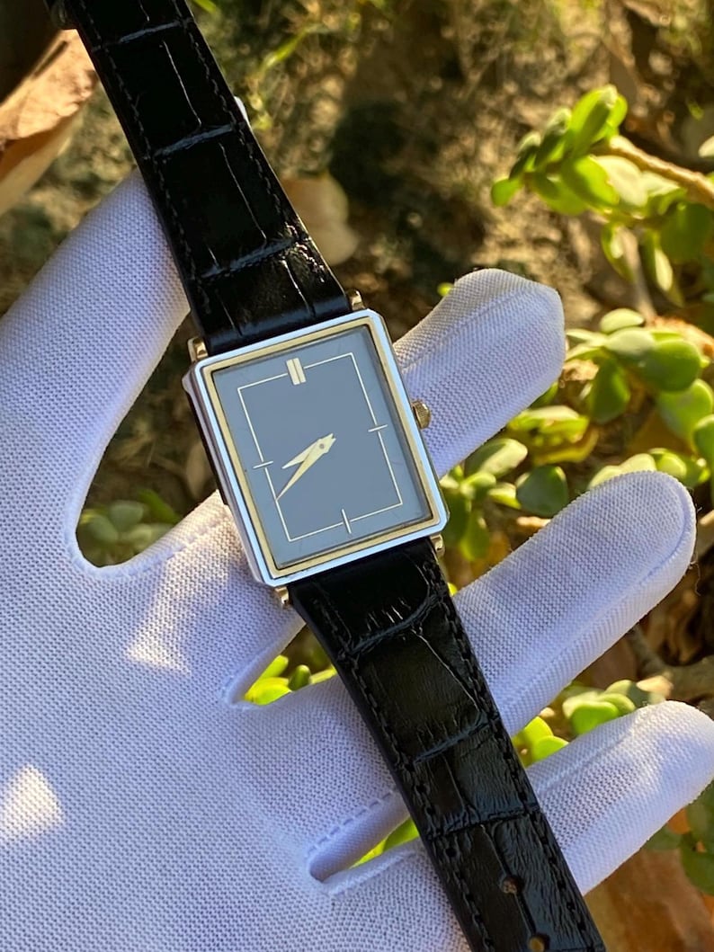 Vintage Rare Seiko Tank Watch; Two Tone Mens Watch - Etsy UK