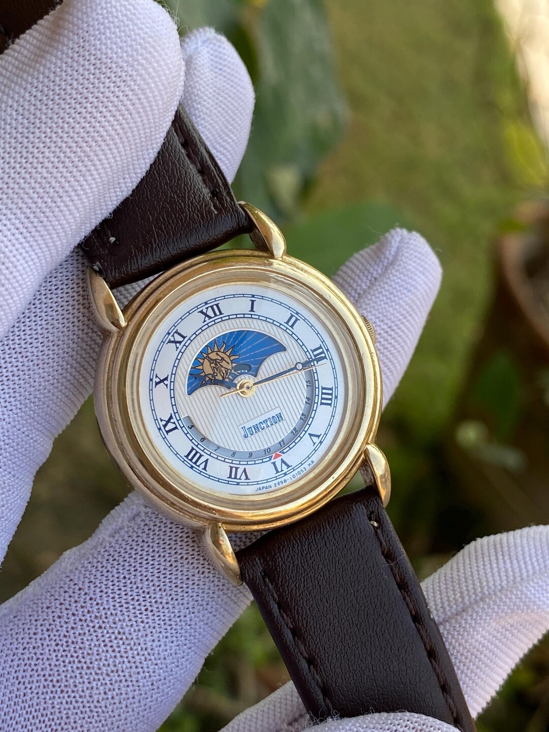 Rare Dial Moonphase Citizen Vega Junction Quartz Watch - Etsy UK