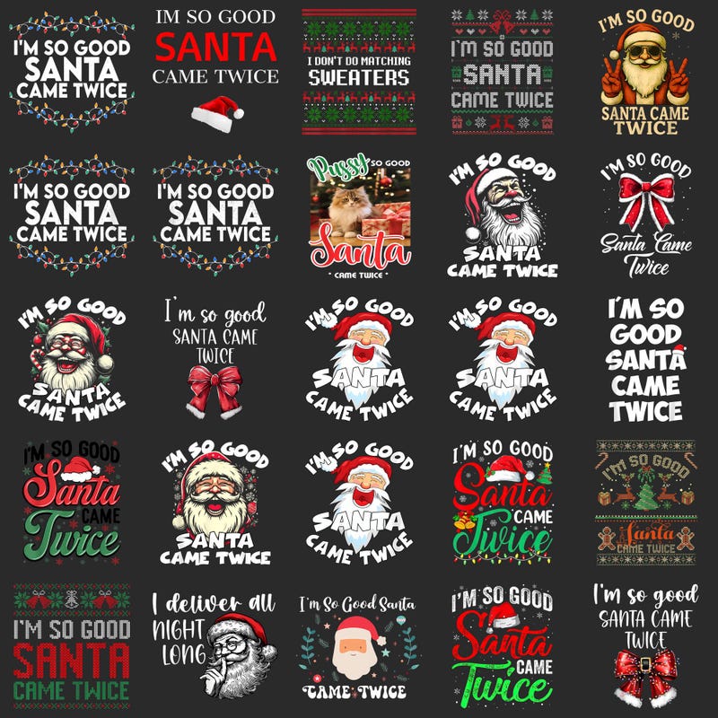 Funny Santa Slay Png - Etsy UK