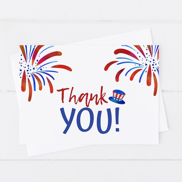 Fireworks Thank You - Etsy