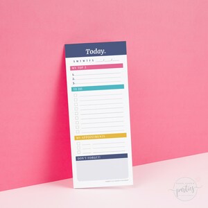 Cute to Do List Notepad and Daily Planner • Task Tracker • Teacher ...