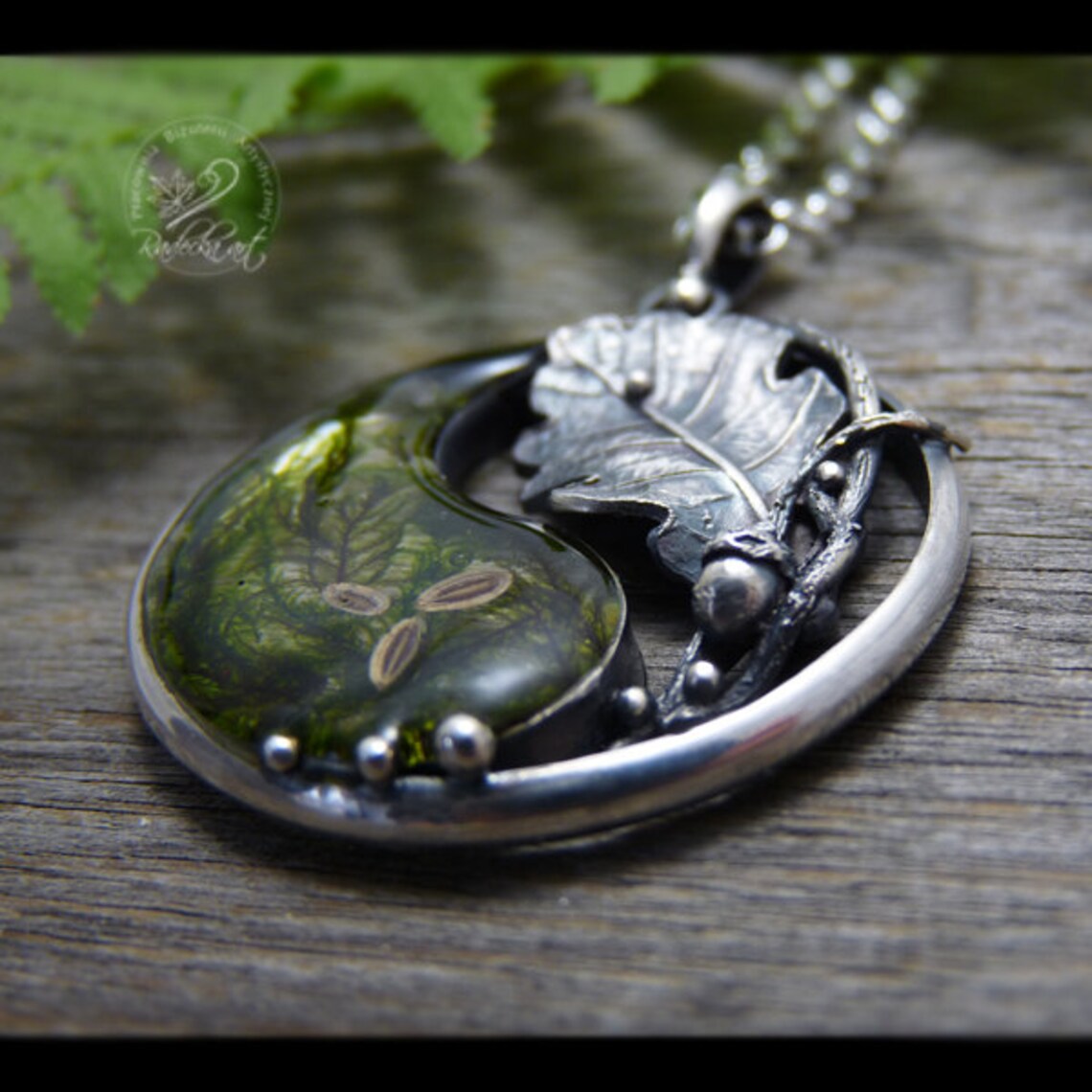 FREE SHIPPING, Yin Yang Jewelry, Yin Yang Necklace, Metal Clay , Yin ...