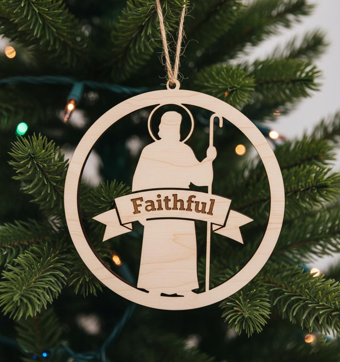 Saint Joseph Ornament, Faithful Christian Laser Cut File (SVG) - Etsy