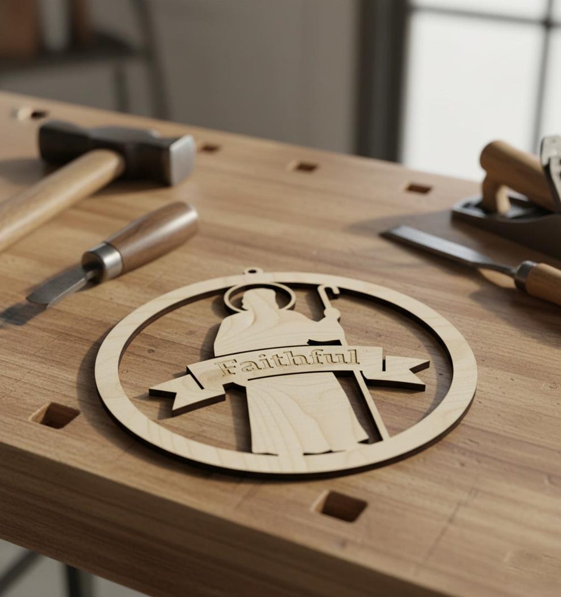 Saint Joseph Ornament, Faithful Christian Laser Cut File (SVG) - Etsy