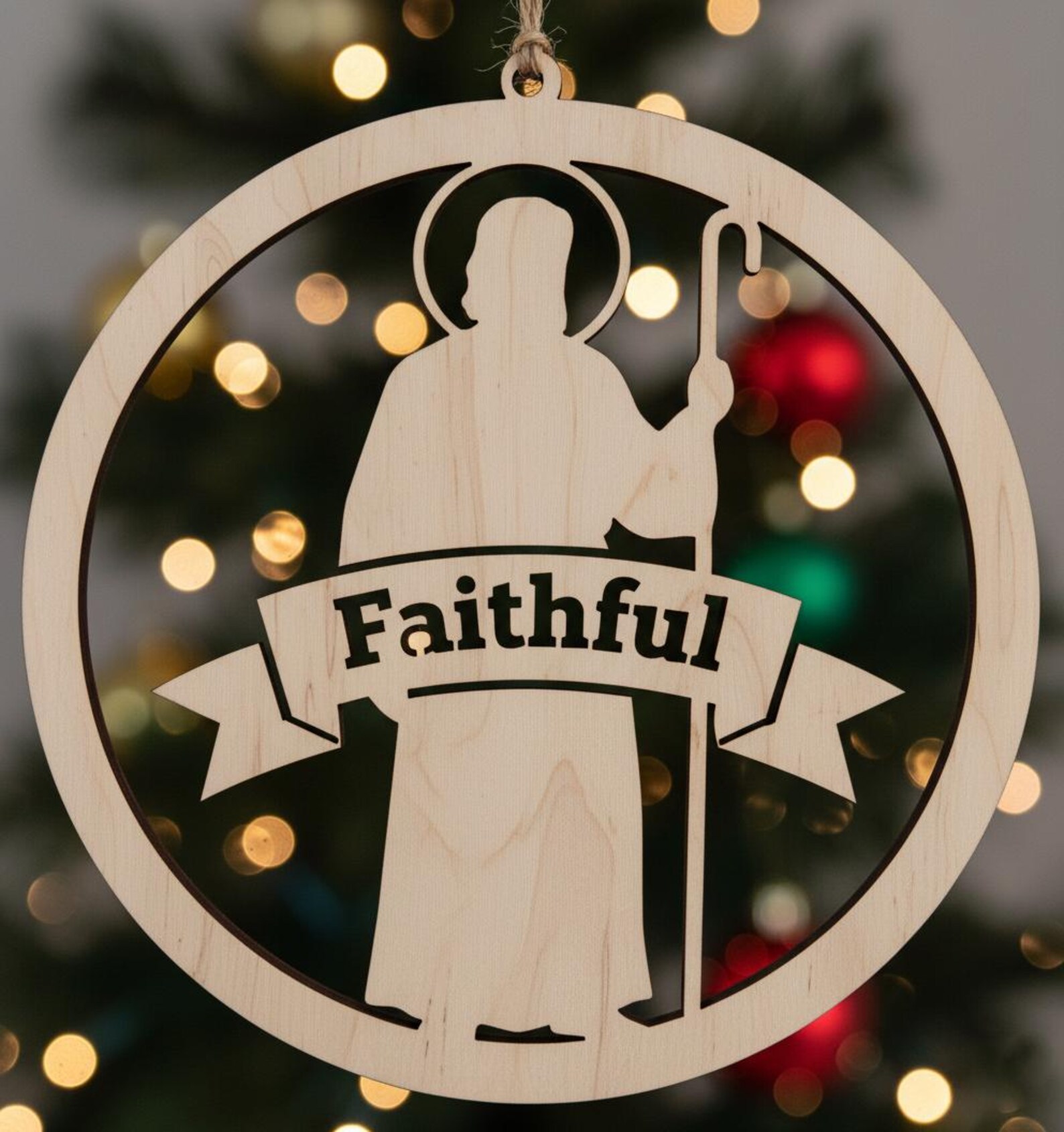 Saint Joseph Ornament, Faithful Christian Laser Cut File (SVG) - Etsy