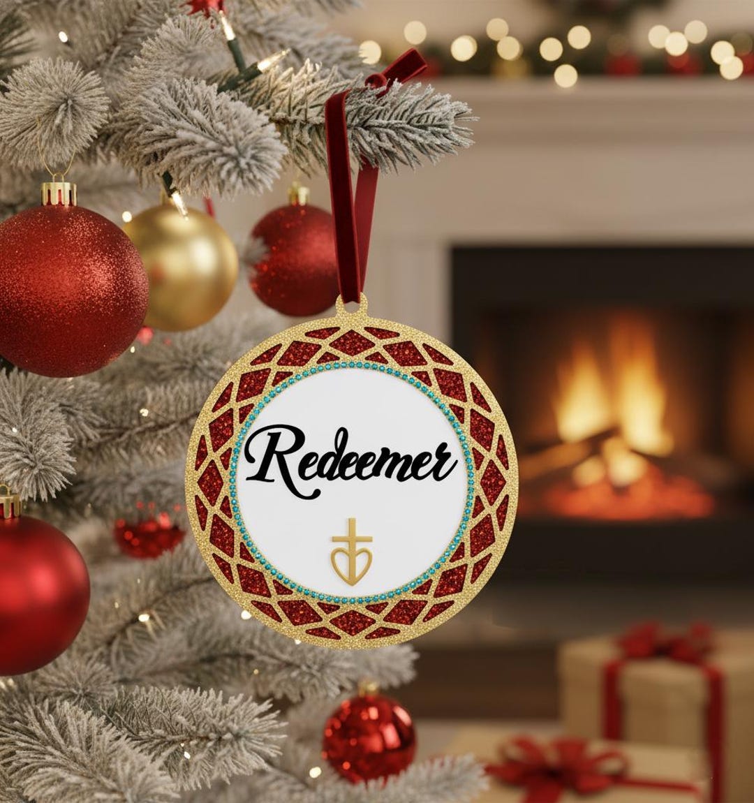 Redeemer Sacred Symbol Laser File | Christian Ornament (digital ...