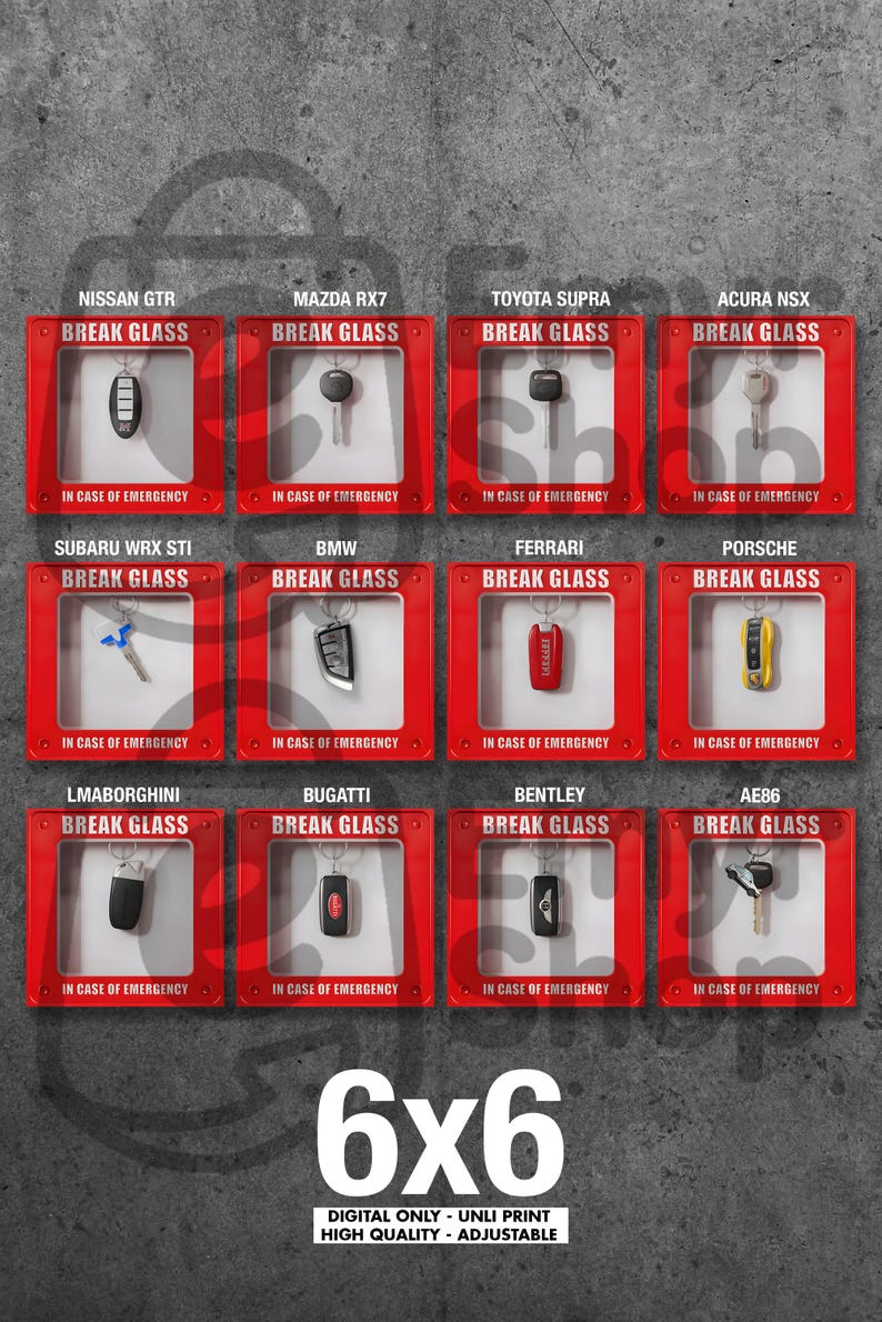 Toyota Supra MK4 Emergency Key JDM Car Poster (digital Download) - Etsy