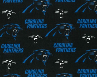 Carolina Panthers Fabric by the Yard, Cotton Carolina Panthers Fabric ...