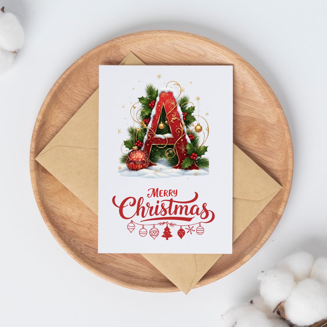 Christmas Alphabet Clipart Set | A–Z Letter PNG Bundle | Holiday ...