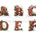 Christmas Alphabet Clipart Set | A–Z Letter PNG Bundle | Holiday ...