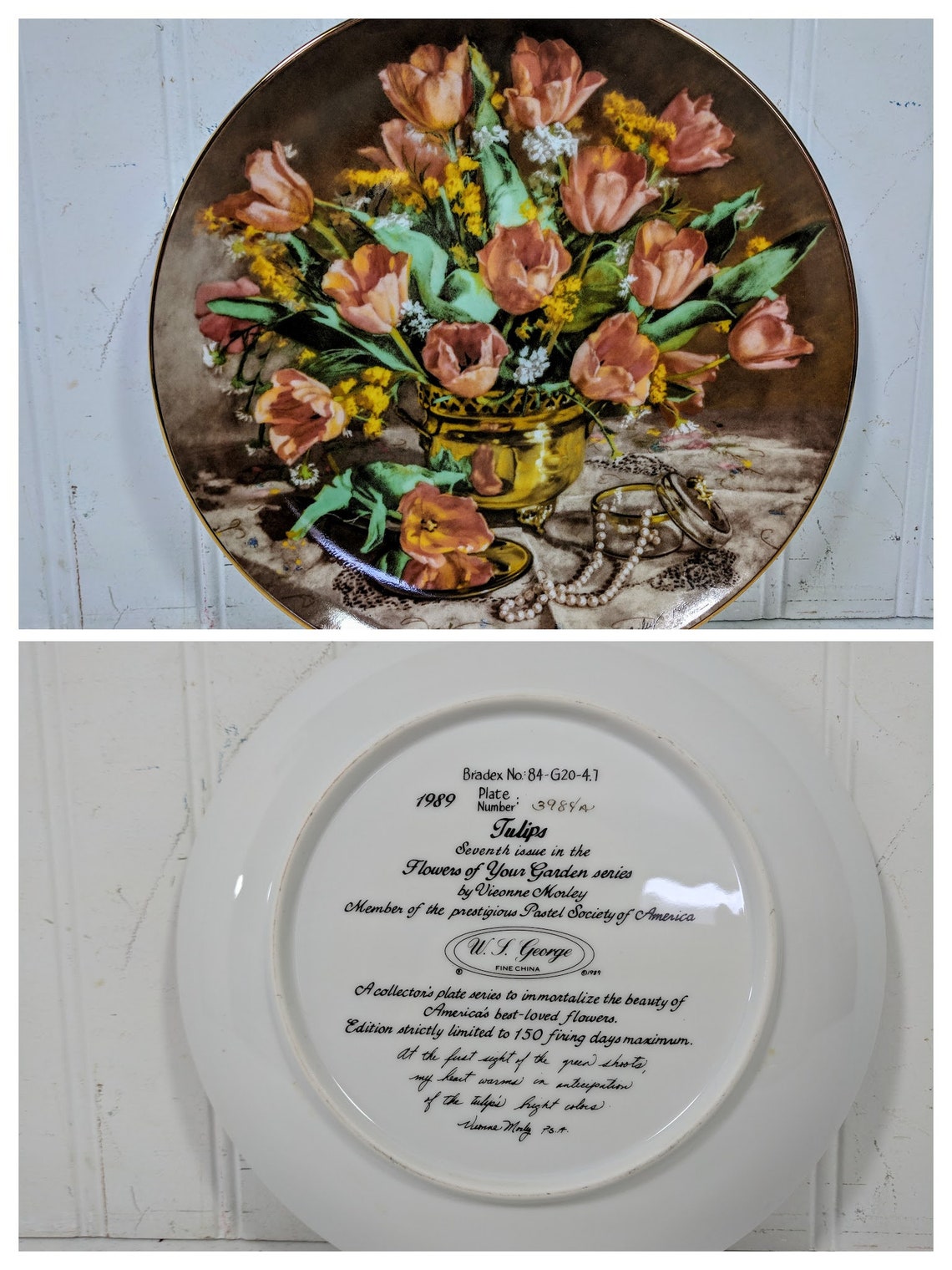 Flowers of Your Garden Plate Collection Complete Series of 8 | Etsy