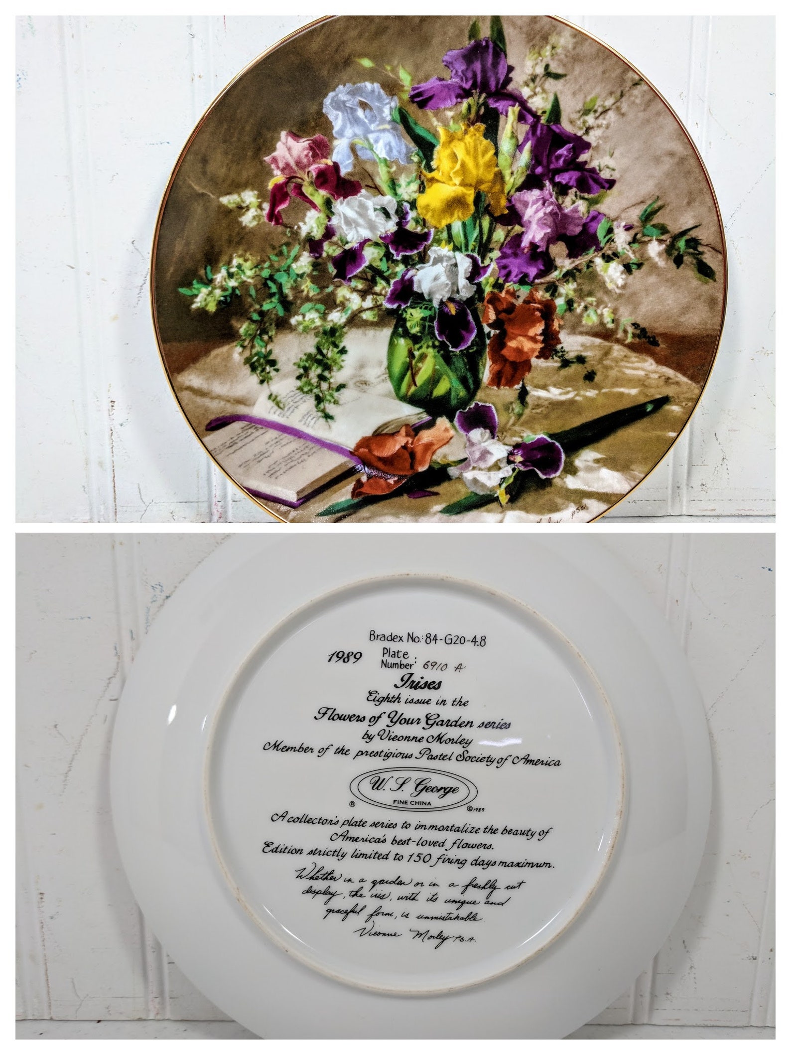 Flowers of Your Garden Plate Collection Complete Series of 8 | Etsy