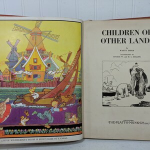 Children of Other Lands Book by Watty Piper Illustrators Lucille W and ...
