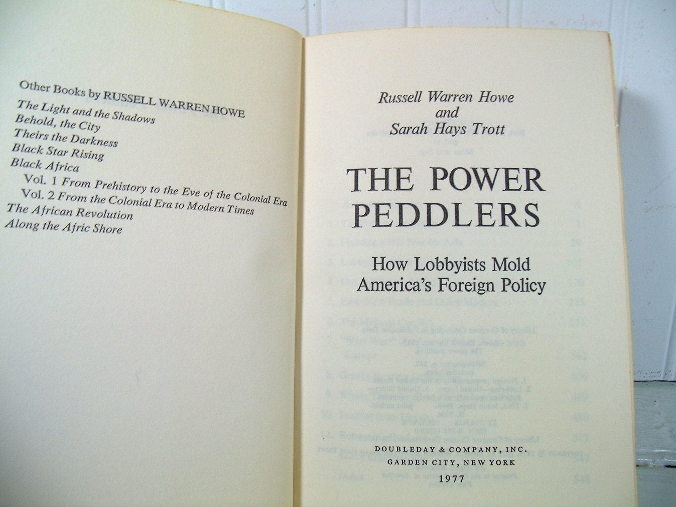 The Power Peddlers A Revealing Account of Foreign Lobbying in ...