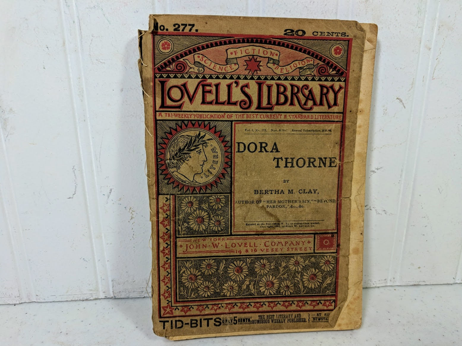 Lovell's Library No. 277 Dora Thorne Book by Bertha M. Clay Aka Charlotte M. Brame Charlotte M ...