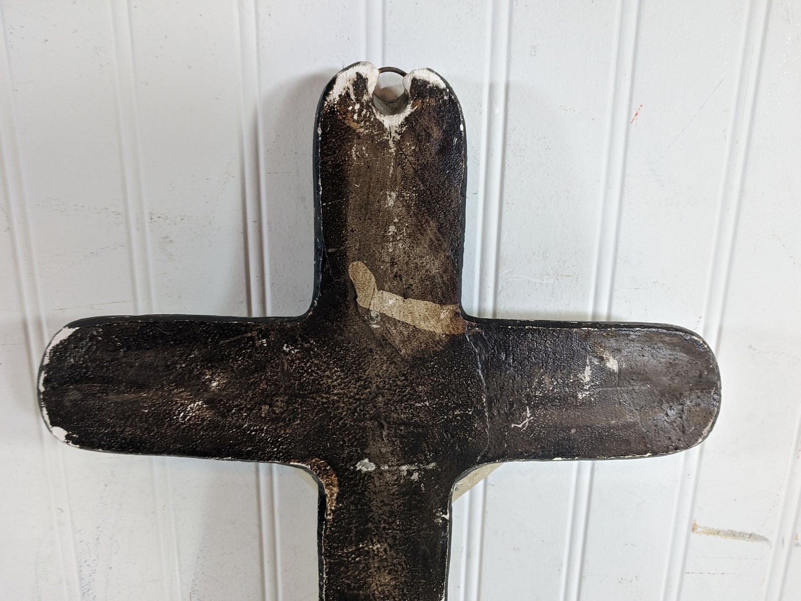 Chalkware Crucifix Oversized Plaster Cross Religious Icon | Etsy