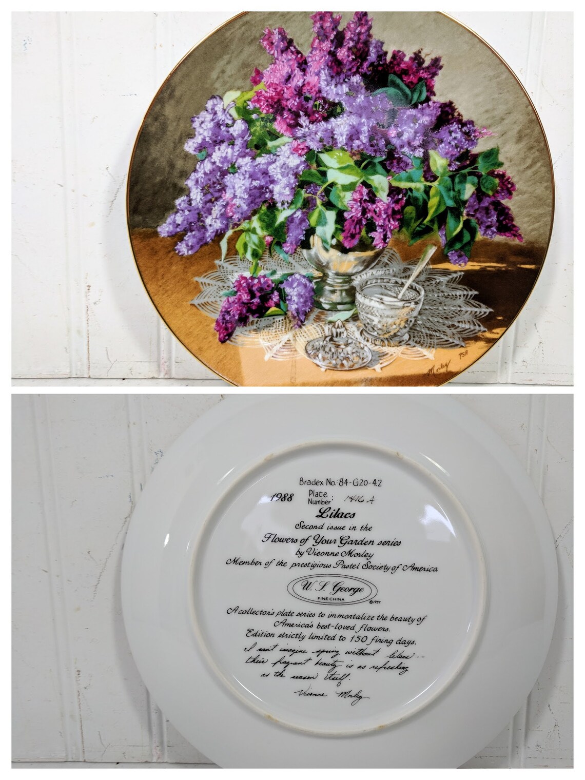 Flowers of Your Garden Plate Collection Complete Series of 8 | Etsy