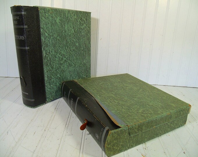 Vintage Eclipse Letter Library Expanding File Folders Set - Globe Weis ...