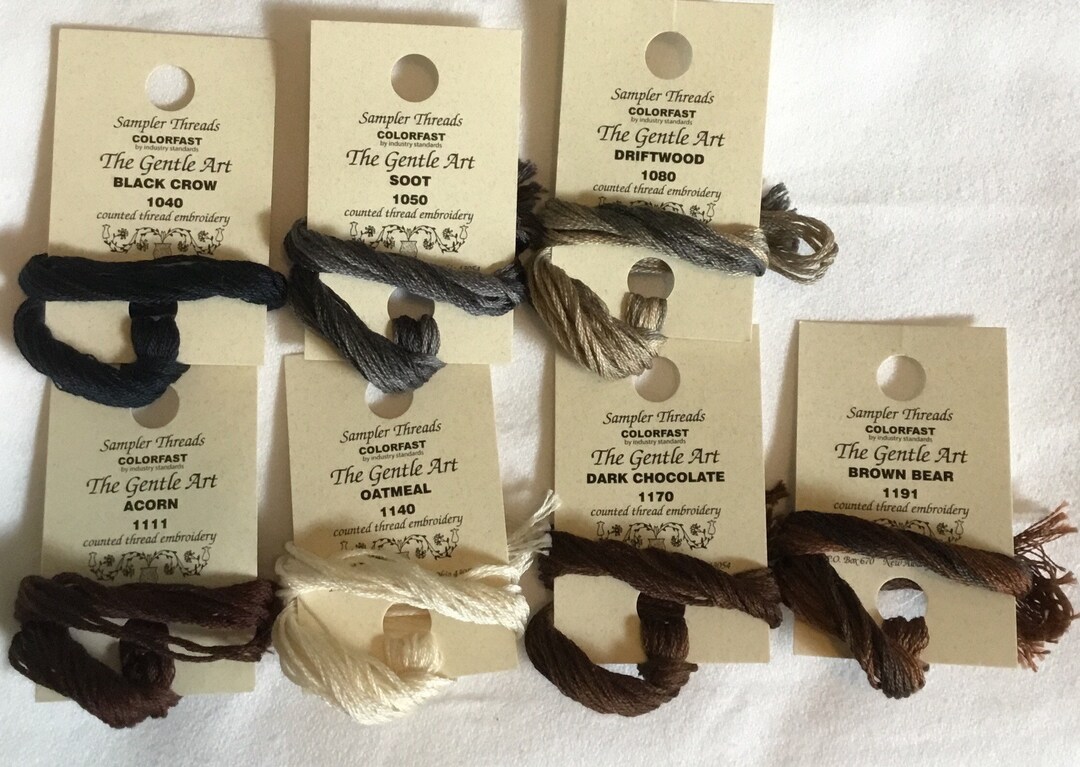 The Gentle Art 910-1194 Sampler Threads Hand Dyed Overdyed Cotton Floss ...