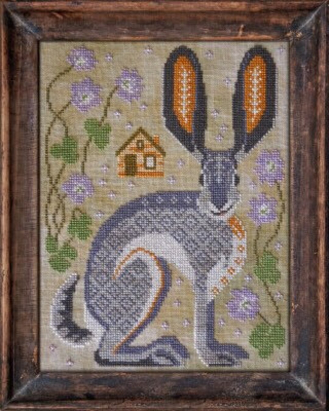 The Jackrabbit cross Stitch Pattern, A Year in the Woods Series 3 ,by ...
