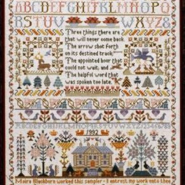 Williamsburg Sampler - Etsy