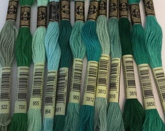 DMC Floss Pastels Assortment 12 Pack Embroidery Thread - Etsy