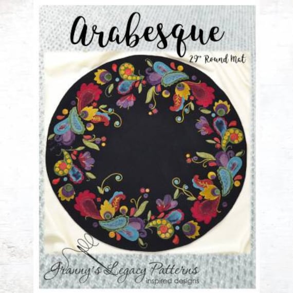 Arabesque Pattern Circular