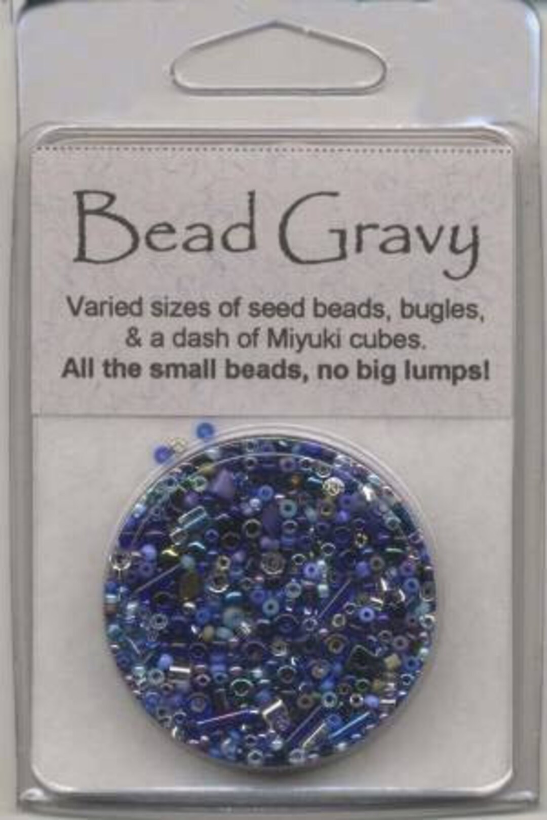 Dark Blueberry Bead Gravy, Glass Bead Mix Varied Sizes of Seed Beads ...