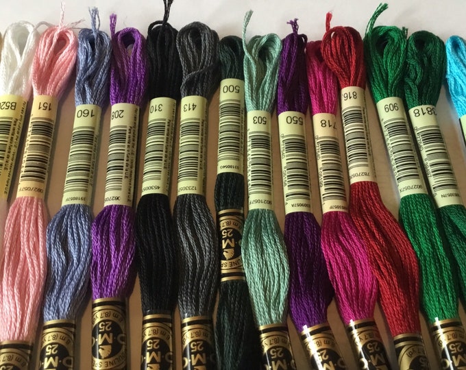 DMC Floss Assortment 12 Pack Embroidery Thread 3864G - Etsy