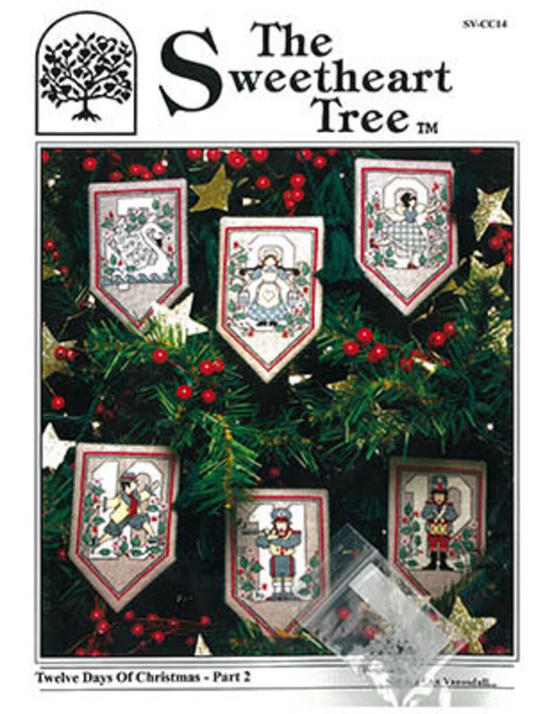 Twelve Days of Christmas Part 2 Counted Cross Stitch Pattern Booklet, the Sweetheart Tree Cross ...