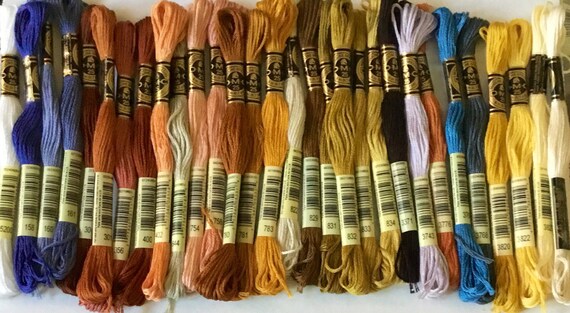 DMC Floss Desert Assortment 30 Pack Embroidery Thread - Etsy