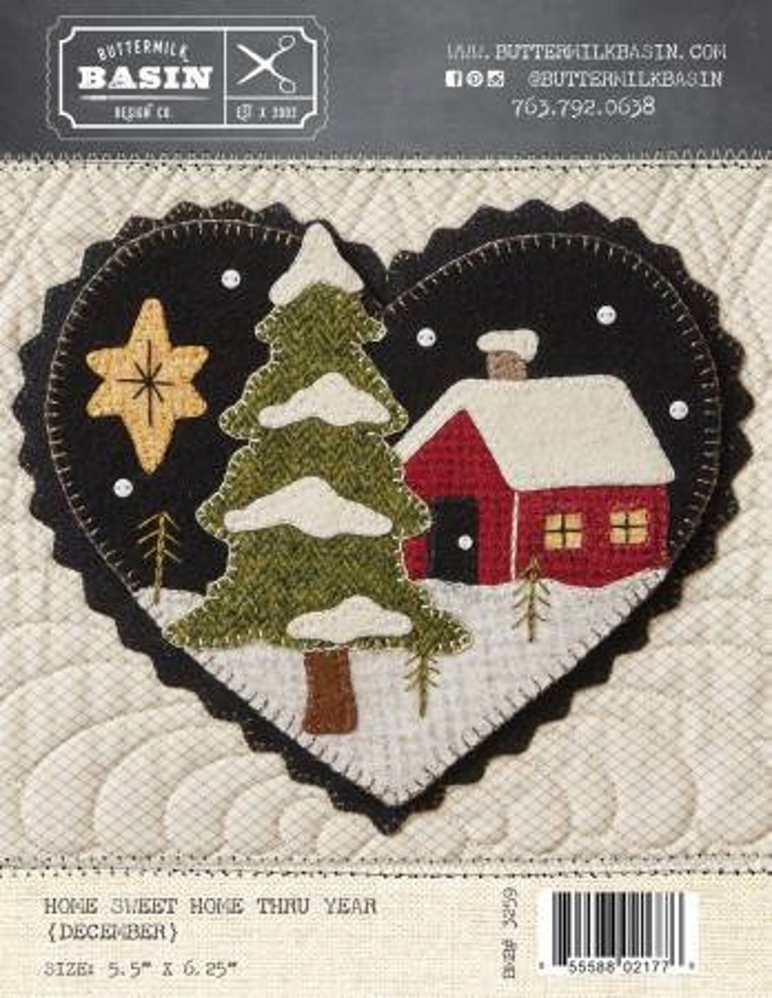 Home Sweet Home December Cabin Pattern by Buttermilk Basin ...