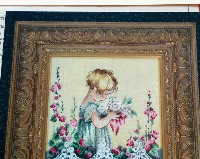 Emma’s Garden Cross Stitch Pattern, Lavender and Lace Pattern by ...