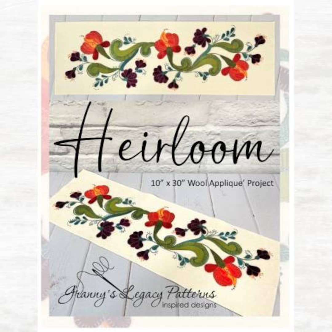 Heirloom 10x30 Pattern, Grannys Legacy Patterns - Etsy