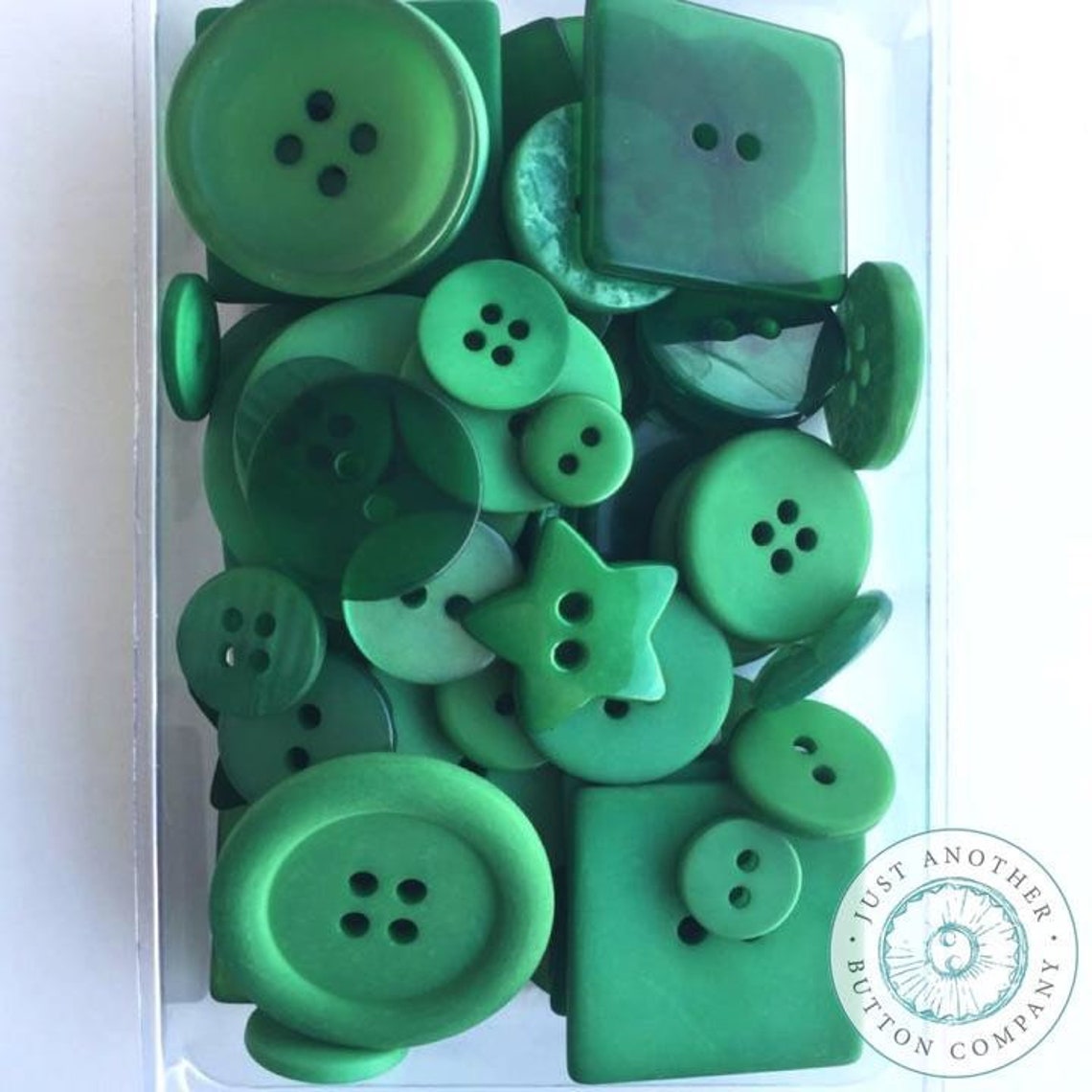 Button Party Pack Batch Buttons Hand Dyed 55 Buttons Just - Etsy