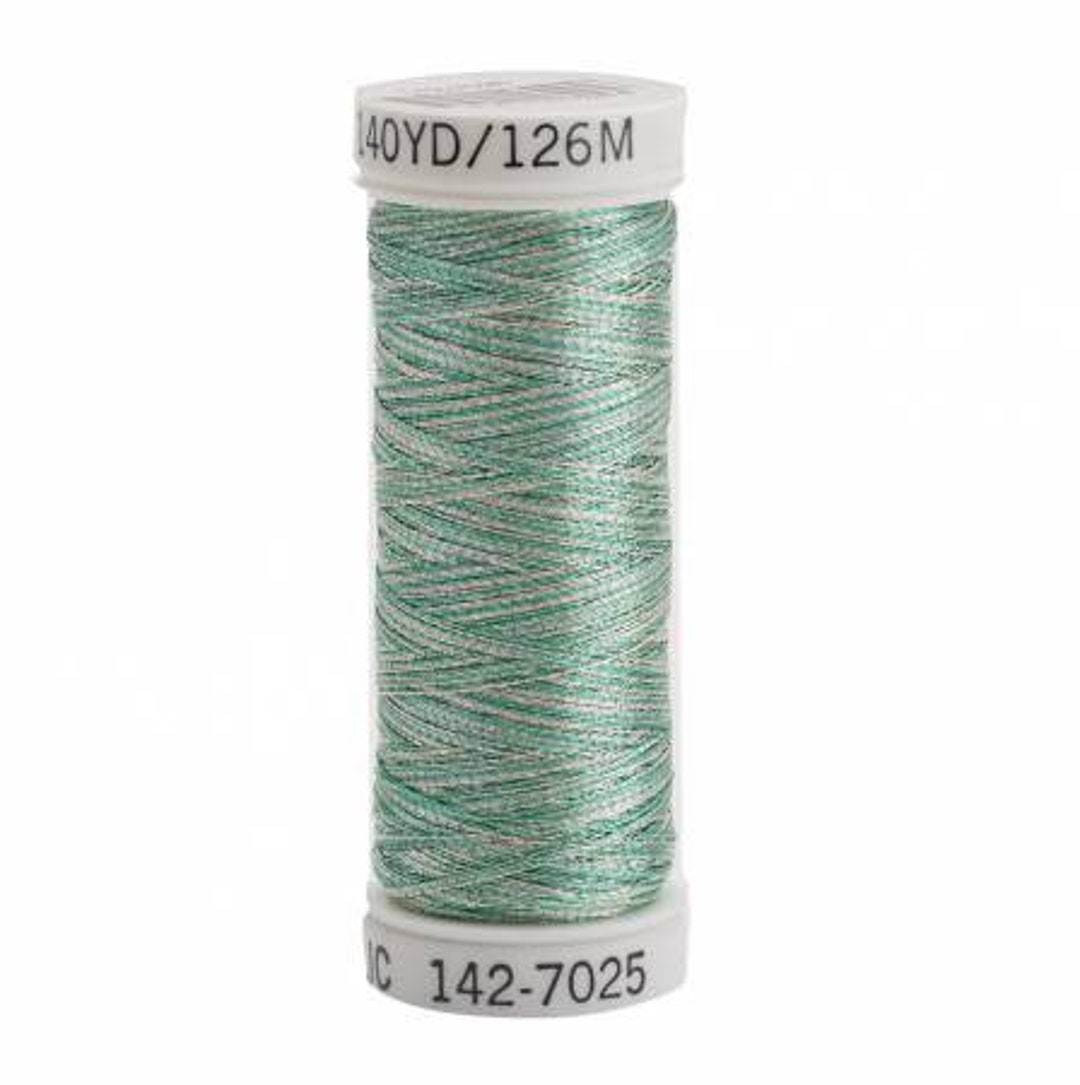 Sulky Silver/ Icy Blue Metallic Thread 7025 - Etsy