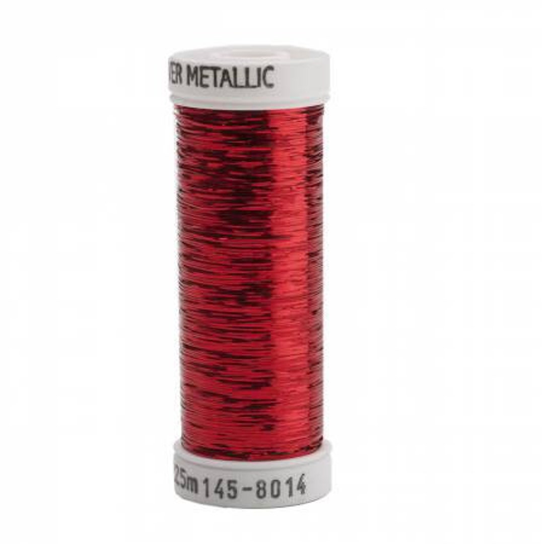 Christmas Red 8014 Sliver Metallic Nylon/polyester Thread 40wt - Etsy