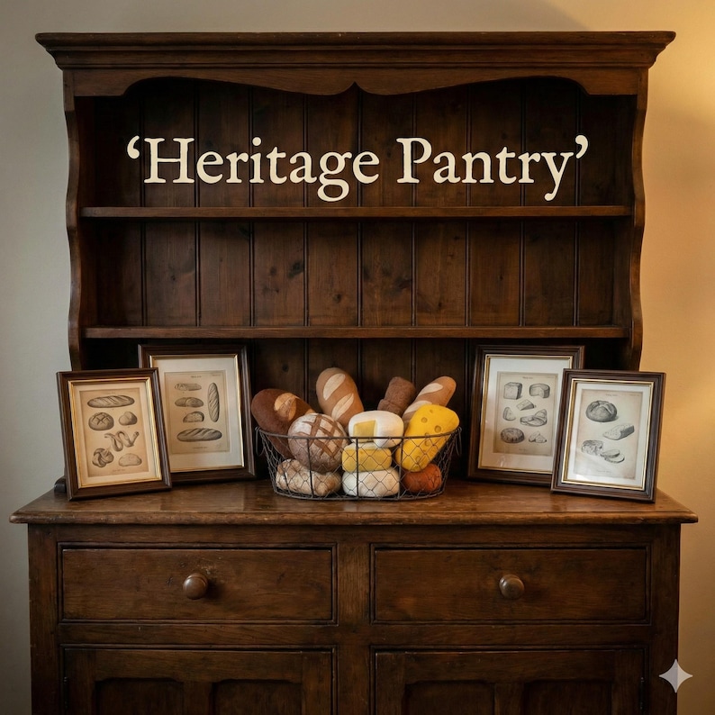 Felt Food Pattern PDF 30 Heritage Pantry Patterns Quiet Book DIY Kit - Etsy